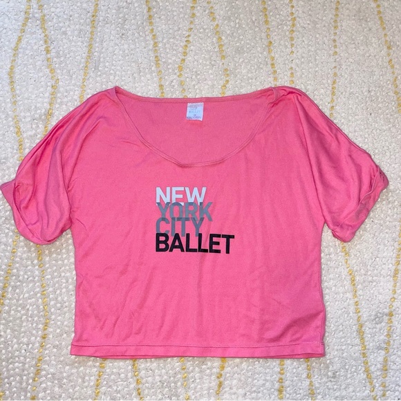 Danskin | Tops | Nyc Ballet Crop Top Pink | Poshmark